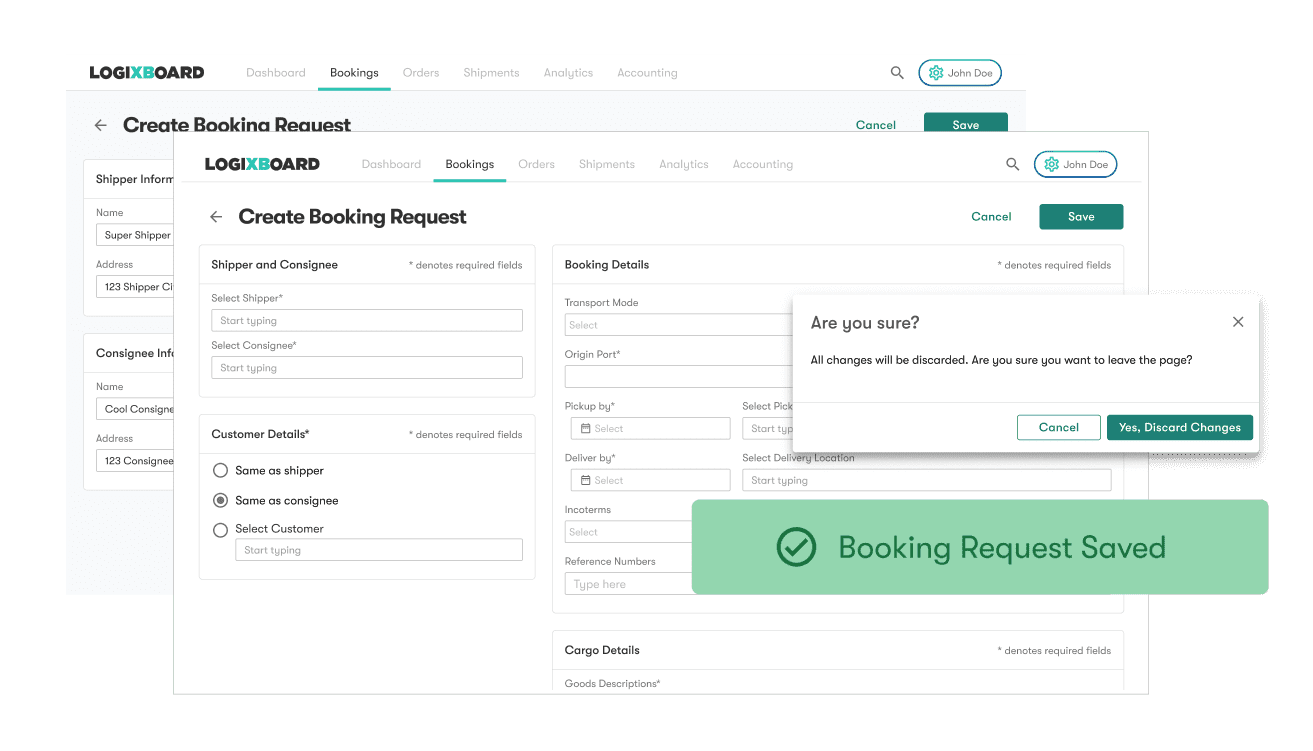 Freight Booking Software for 3PLs | Logixboard