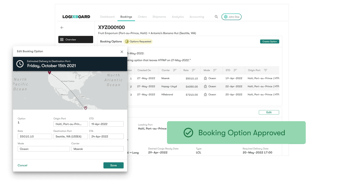 Bookings | Logixboard